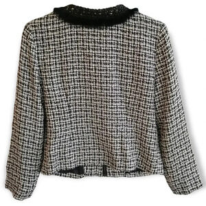 Anne Carson | Jackets & Coats | Anne Carson Silk Tweed Collarless ...